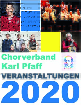 Neuer Veranstaltungskalender 2020 - Chorverband Karl Pfaff